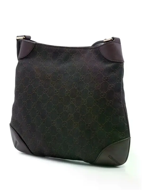Gucci 2016-2026 Gg Denim Shoulder Bag - Brown