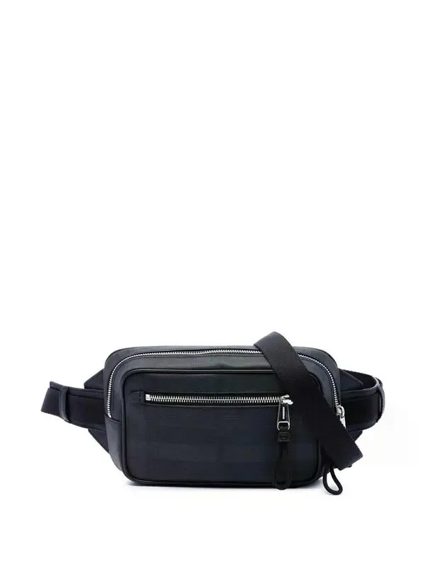 Burberry Check Coated Canvas Belt Bag