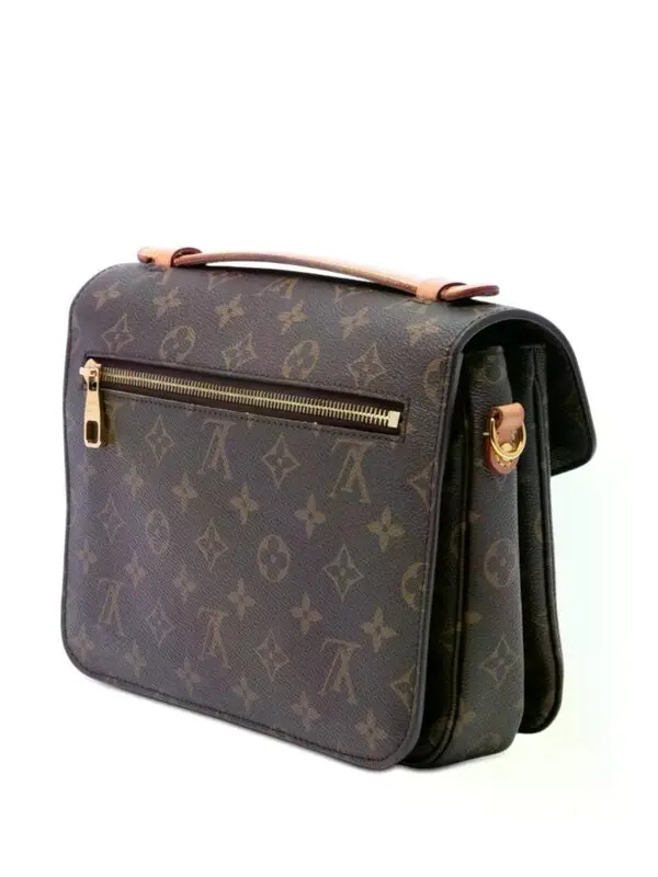 LOUIS VUITTON 2020 Monogram Pochette Metis Satchel - Brown