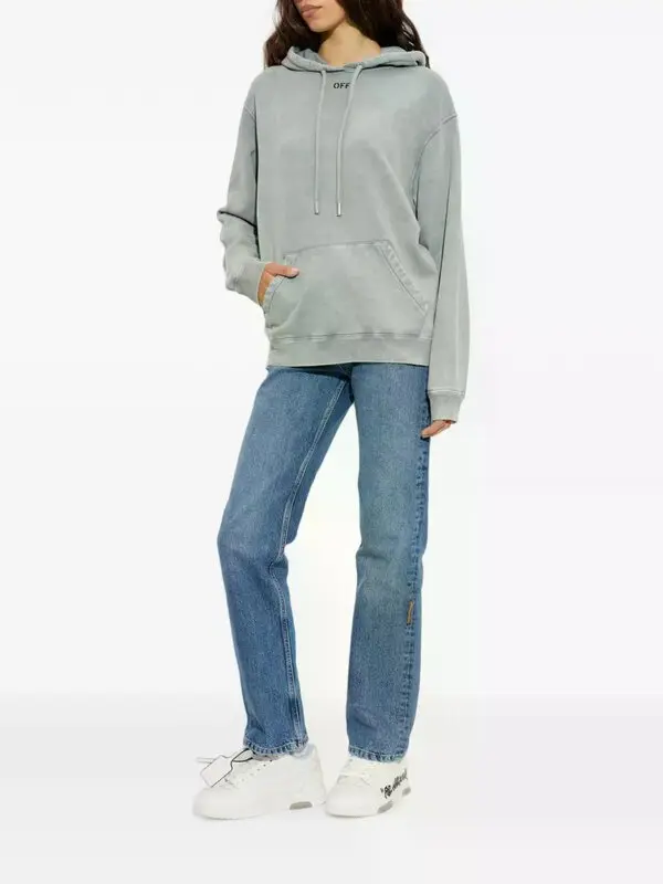 Off-White Graphic-print Drawstring Hoodie