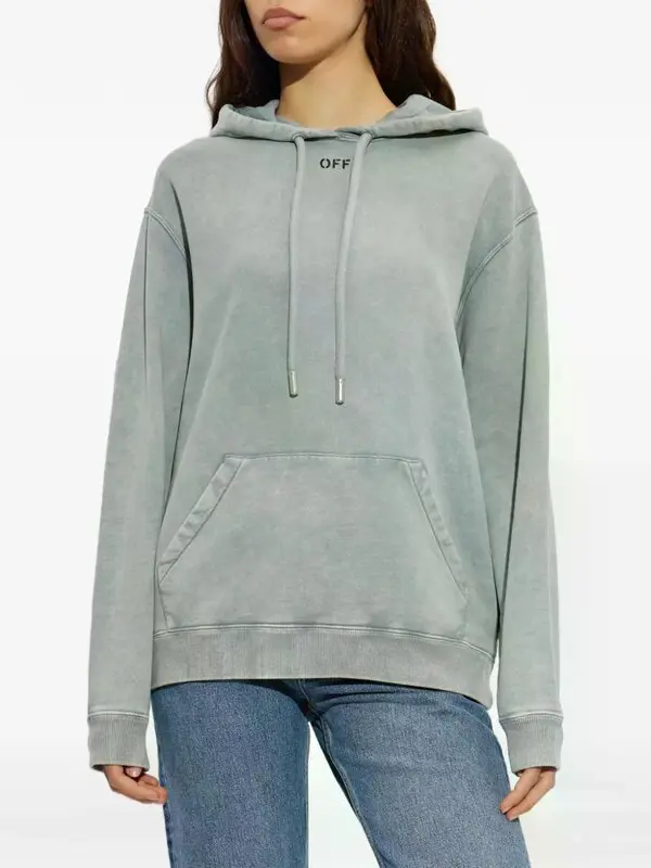 Off-White Graphic-print Drawstring Hoodie
