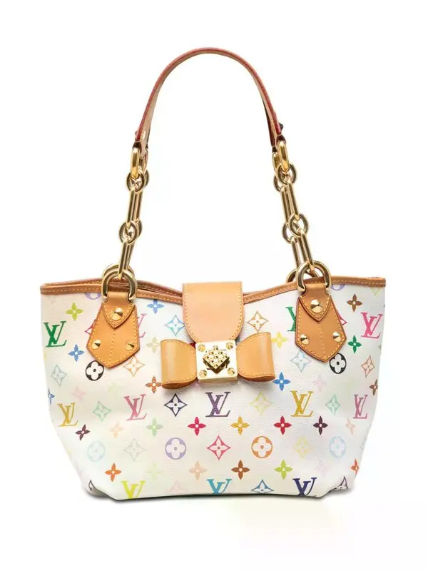 LOUIS VUITTON 2010 Monogram Multicolore Annie Mm Tote Bag