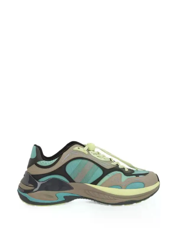 Gucci Panelled Lace-up Sneakers - Blue