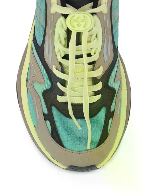 Gucci Panelled Lace-up Sneakers