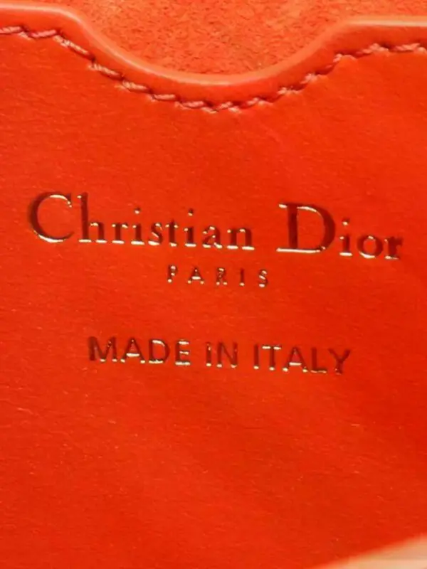 Dior 2020-2022 Bobby East West Crossbody Bag - Orange