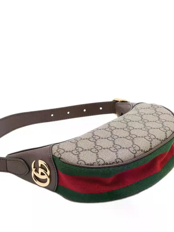 Gucci 2016-2026 Mini Gg Supreme Web Ophidia Shoulder Bag