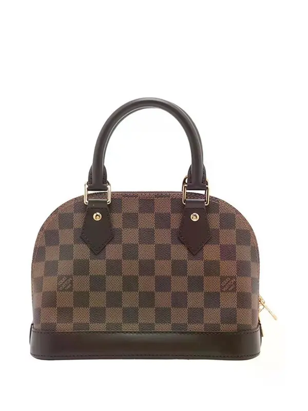 LOUIS VUITTON 2021-2026 Damier Ebene Alma Bb Satchel - Brown
