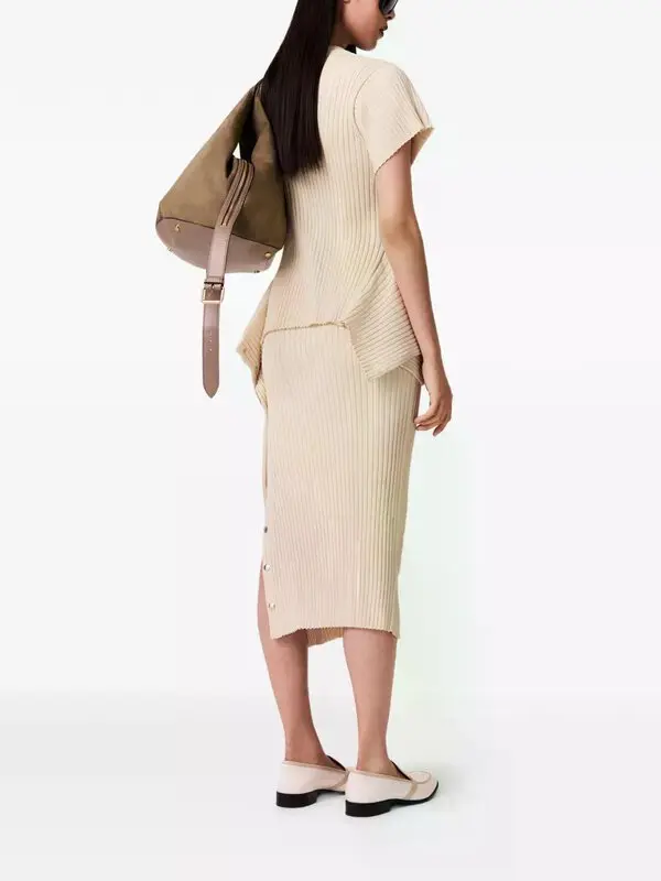 Stella McCartney Ribbed-knit Peplum Top