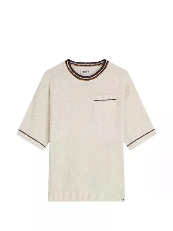 Scotch & Soda Knitted Cotton T-shirt