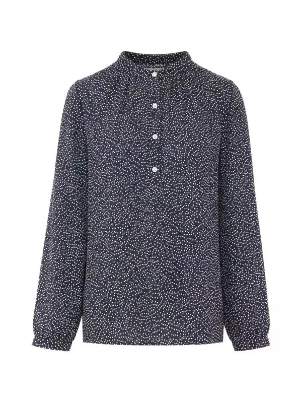 MARANT ETOILE Polka-dot Cotton Blouse - Black