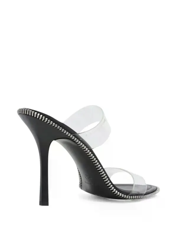 Alexander Wang Nova Transparent Sandals - Black
