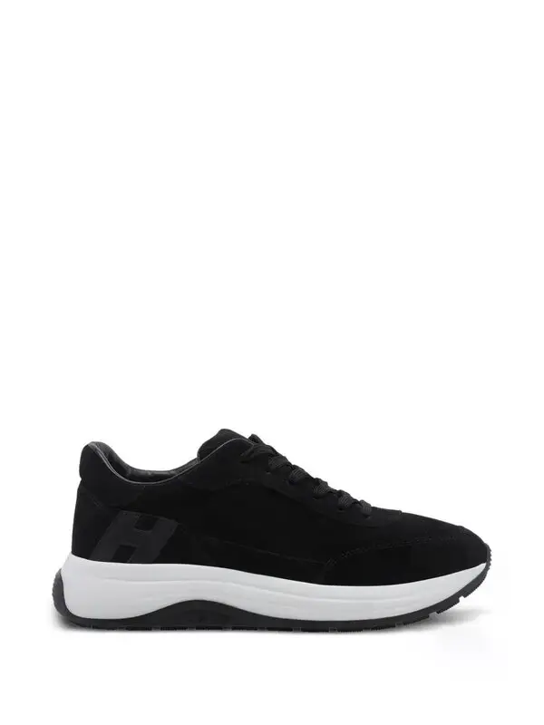 Hogan Hi-light Suede Sneakers - Black