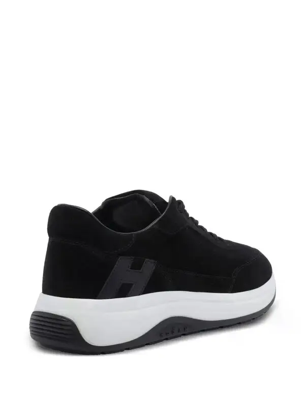 Hogan Suede Sneakers With Logo Detail
