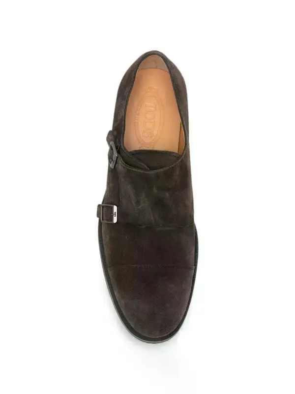 TOD'S Suede Monk Shoes