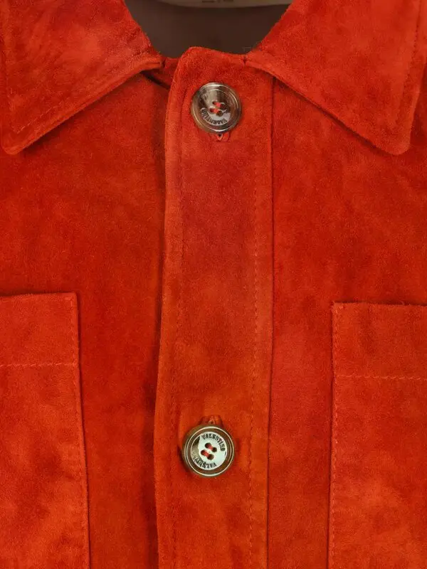 Valentino Garavani Button-fastening Suede Jacket