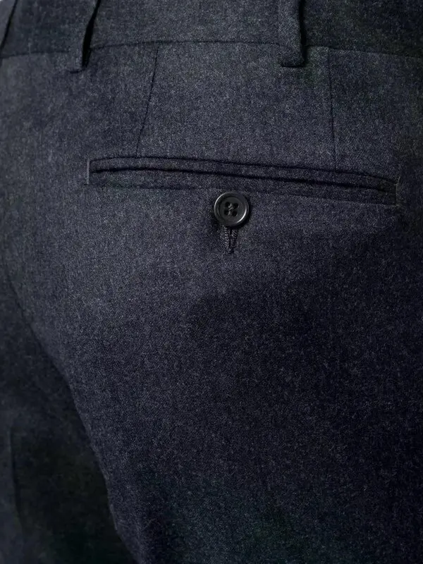 Canali Pressed-crease Tailored Trousers
