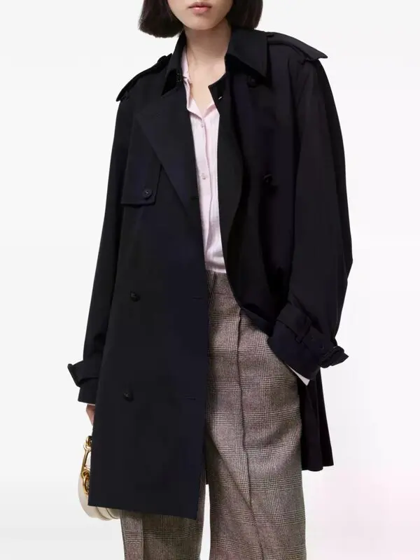 Burberry Short Wool Trench Coat