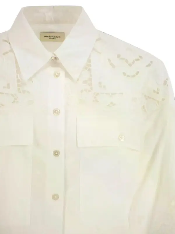 Max Mara Broderie Anglaise-embroidered Shirt