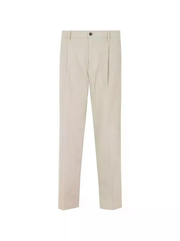 DEPARTMENT 5 Pleated Straight-leg Trousers - Neutrals