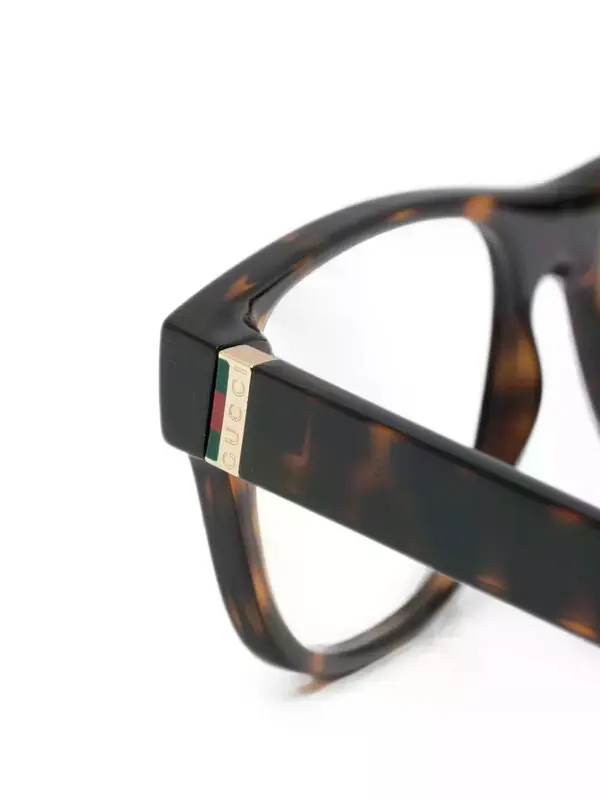 Gucci Tortoiseshell-effect Glasses