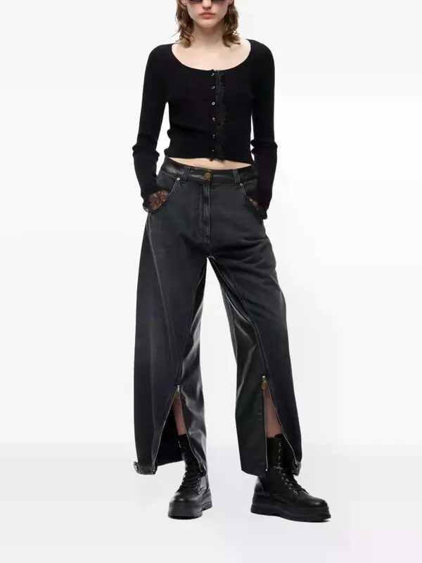 Pinko Panelled Zipped Jeans