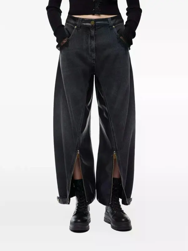 Pinko Panelled Zipped Jeans