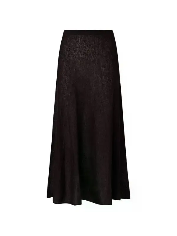 Pinko Knitted A-line Midi Skirt