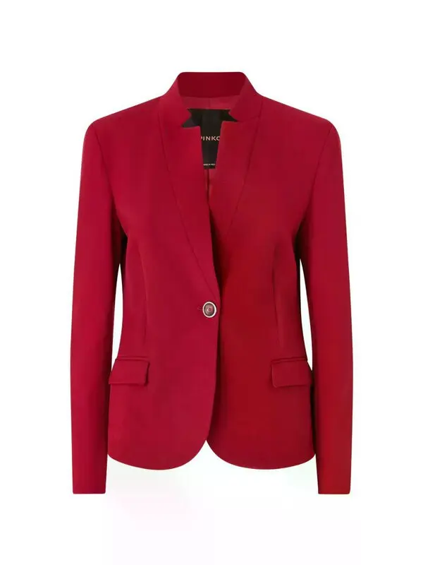 Pinko Single-breasted Stand-up Collar Blazer