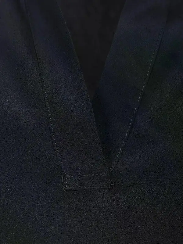 AL DUCA D’AOSTA 1902 V-neck Silk Blouse