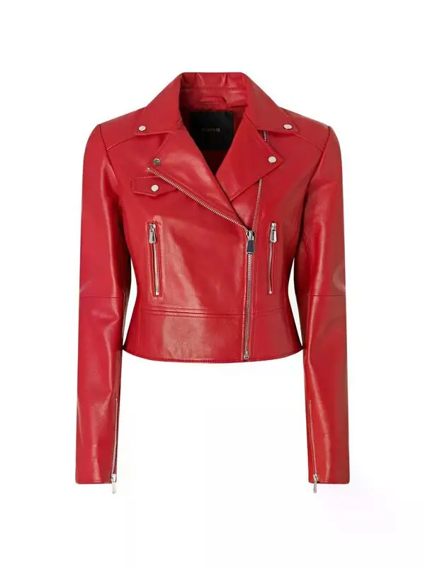 Pinko Biker Leather Jacket