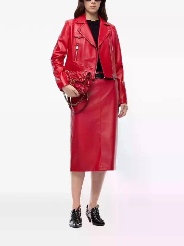 Pinko Biker Leather Jacket