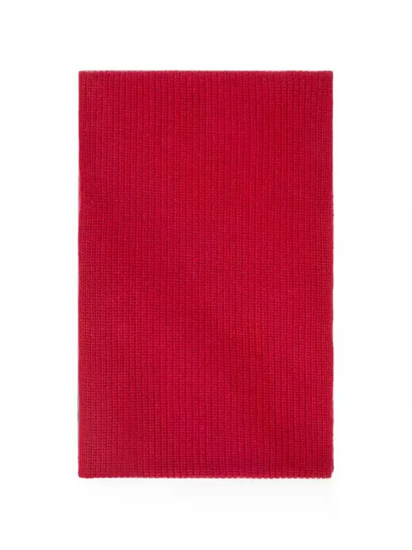 Pinko Ribbed-knit Scarf