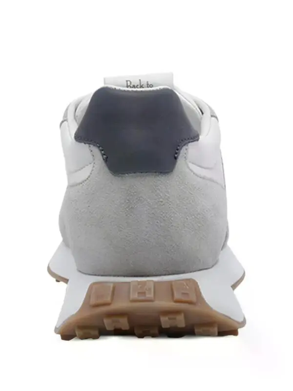 Hogan H601 Leather Sneakers With Logo Patch