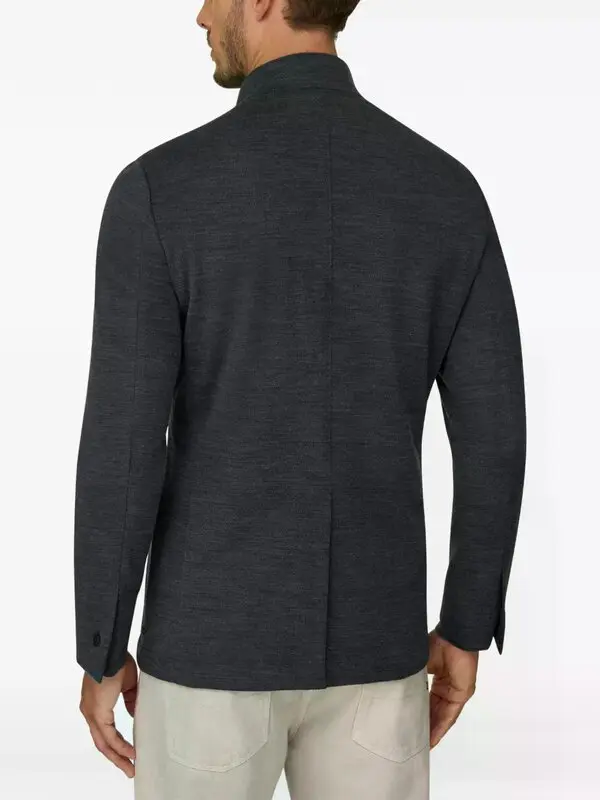 Boggi Milano Blazer Diagonal Wool Blend Wooltech