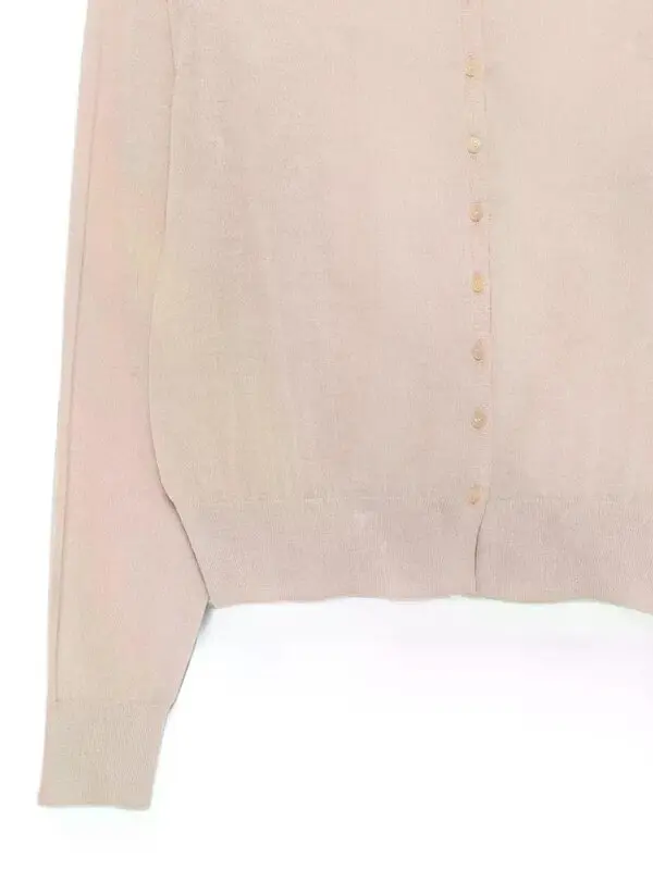 ALYSI Button-up Mock-neck Cardigan