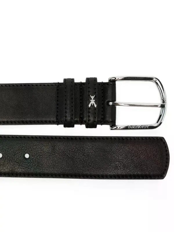 Patrizia Pepe Leather Belt With Silver-tone Hardware
