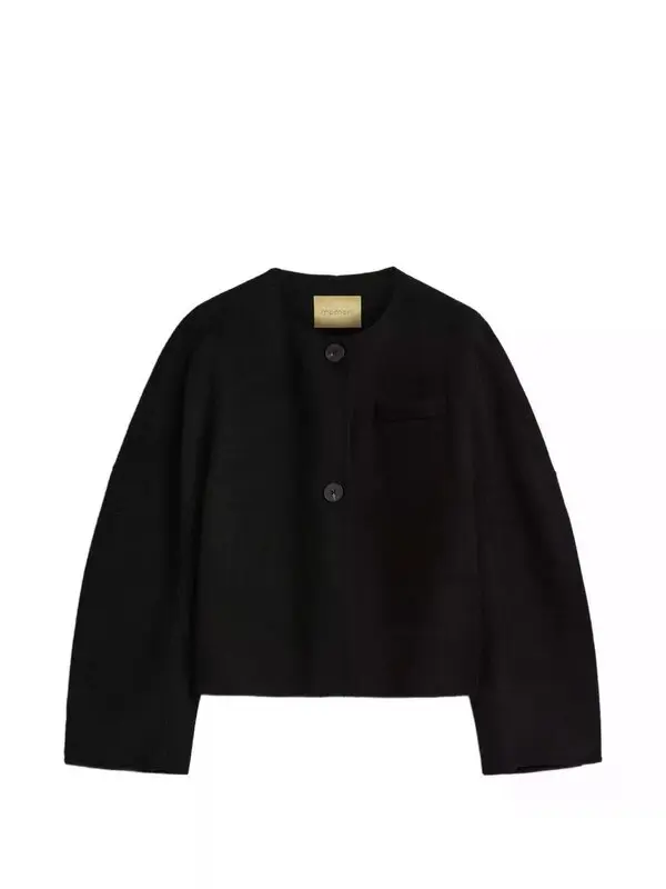 Momoni Apache Buttoned Jacket - Black