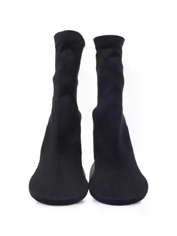 Balenciaga Stage Round-toe Boots - Black