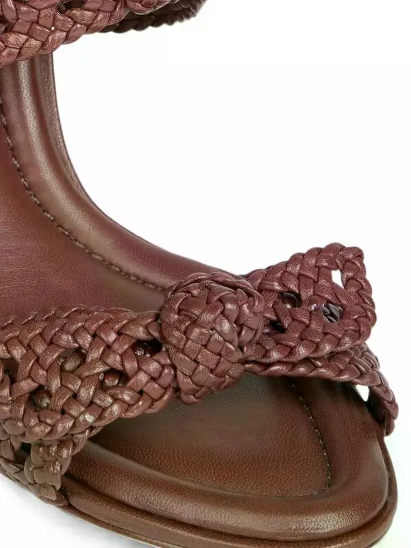 ALEXANDRE BIRMAN Clarita Braided Leather Sandals