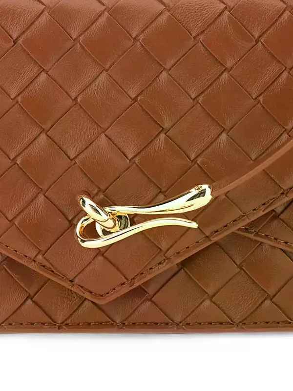 Jw Pei Woven Design Envelope Shoulder Bag - Brown