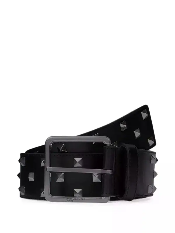 Karl Lagerfeld Leather Stud Belt