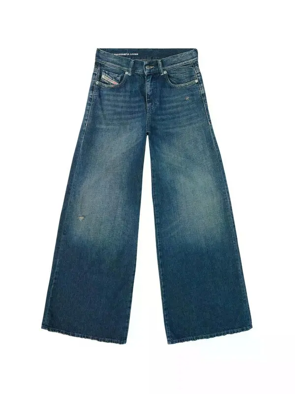 DIESEL® 1978 D-akemi Cotton Trousers - Blue