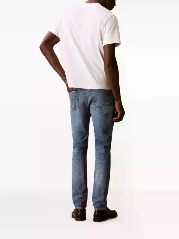 Calvin Klein Whiskered Faded Jeans