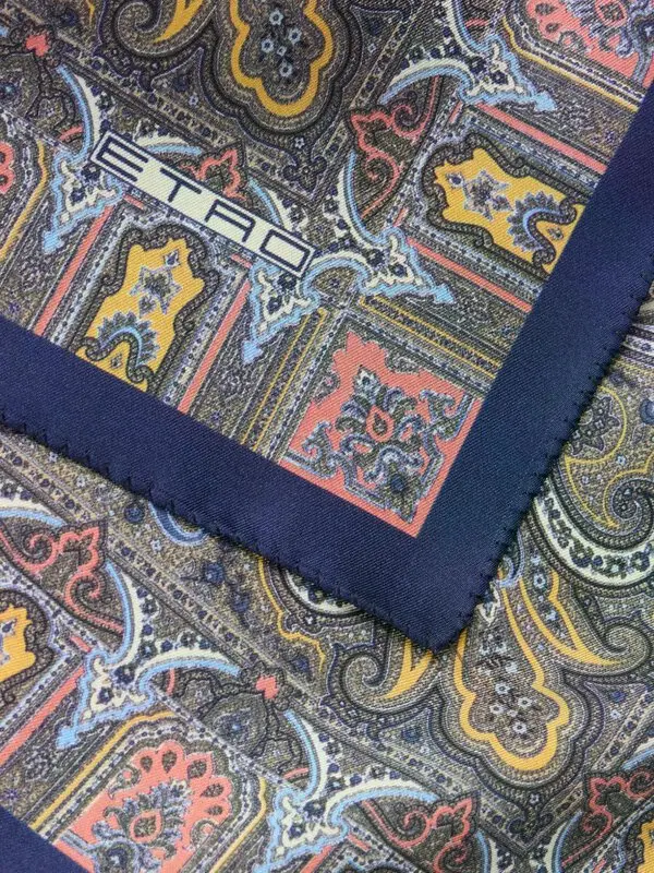 Etro Geometric Paisley-print Pocket Square