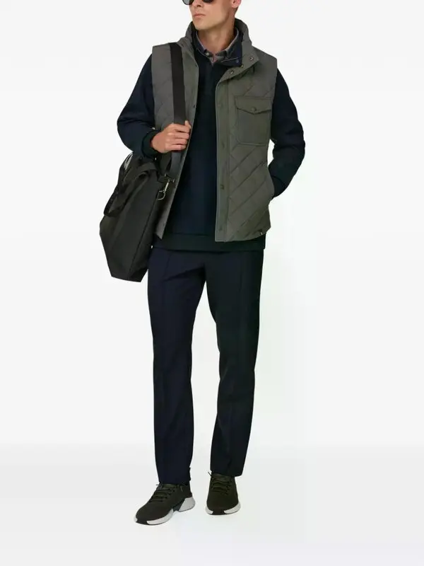 Boggi Milano Padded Technical Fabric Gilet