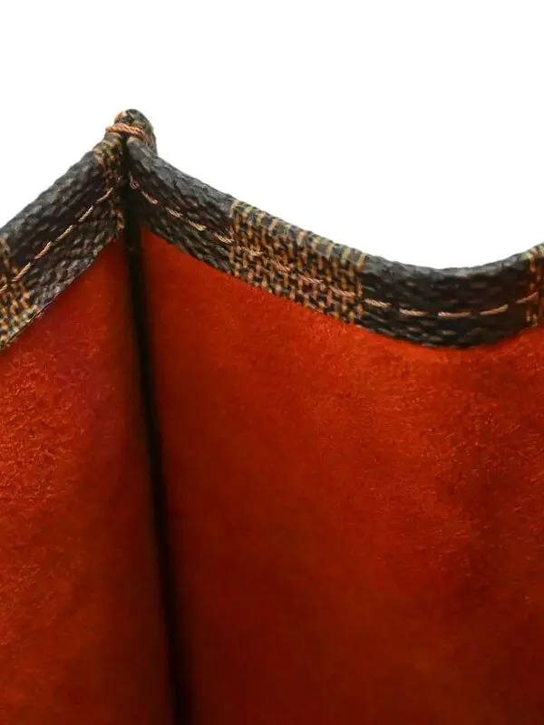 LOUIS VUITTON 2005 Sac Plat Damier Ebène Tote Bag - Brown