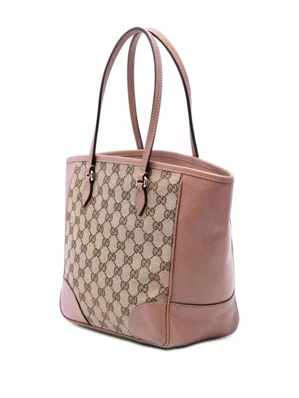Gucci Gg Canvas Bree Tote Bag - Neutrals