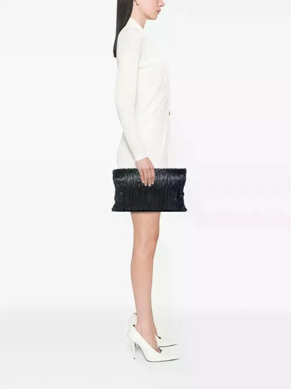Prada 2010-2026 Nappa Gaufre Clutch Bag