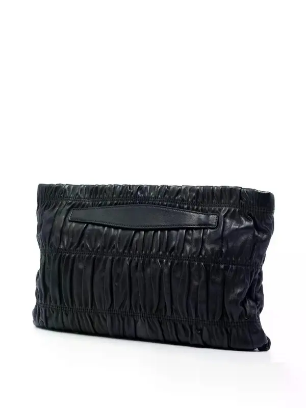 Prada 2010-2026 Nappa Gaufre Clutch Bag