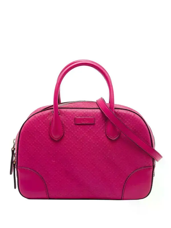 Gucci 2016-2026 Diamante Bright Calfskin Satchel - Pink
